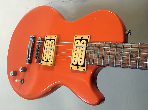 Rare Hondo 732 cutaway electric guitar LP Agent Orange Pre-78 | Reverb