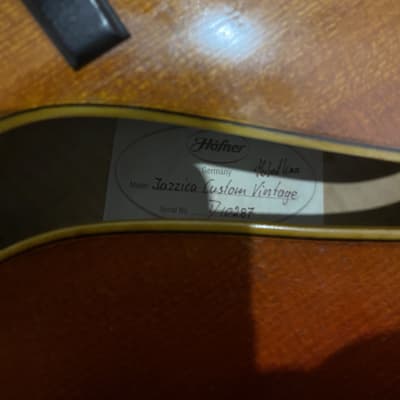 Hofner Jazzica Custom Violin Finish 2003 - Violin | Reverb