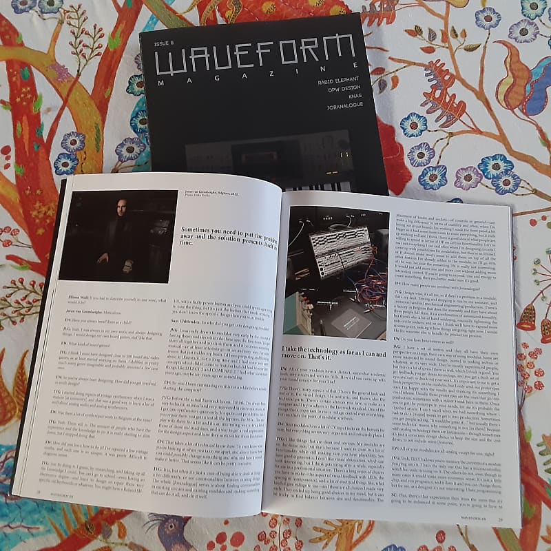 Waveform Magazine Issue #8 Print Magazine 2022 | Reverb