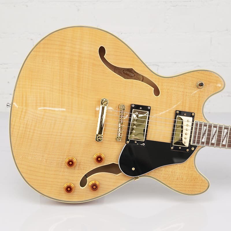 Washburn HB-35 NK Hollowbody Electric Guitar Natural Finish | Reverb
