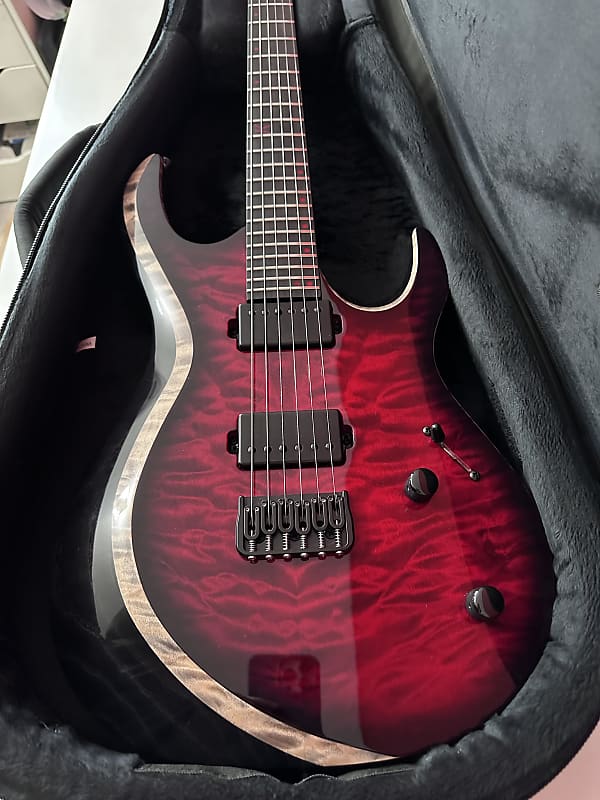 Kiesel Aries 6 2024 - Crimson Red with Transblack Edges | Reverb