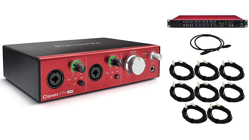 Focusrite Clarett 2Pre USB Audio Interface w/ Focusrite | Reverb