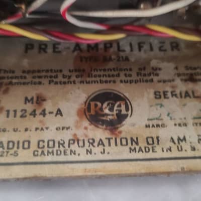 2 RCA BA-21A Tube Mic Preamps with PS , Attenuators , Racked | Reverb