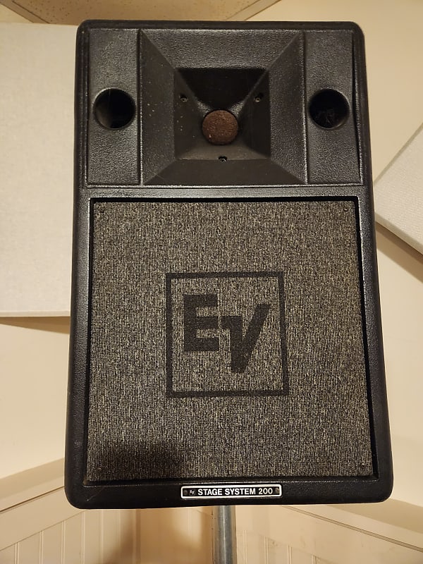 Electro-Voice stage system 200 PA speakers mid 90s - Black | Reverb