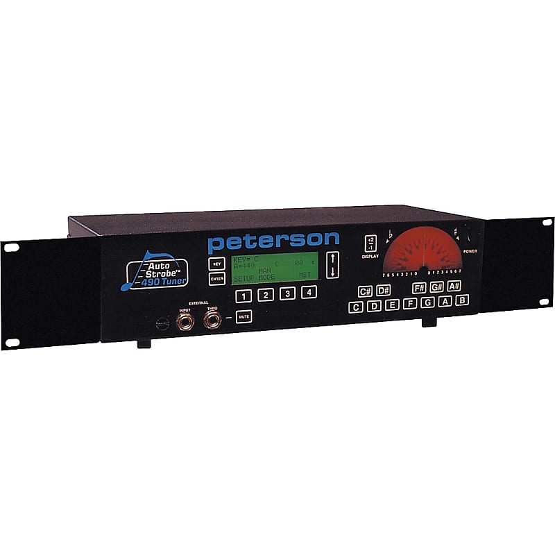 Peterson MODEL R490 Rack Mount AutoStrobe Strobe Tuner (350Hz | Reverb