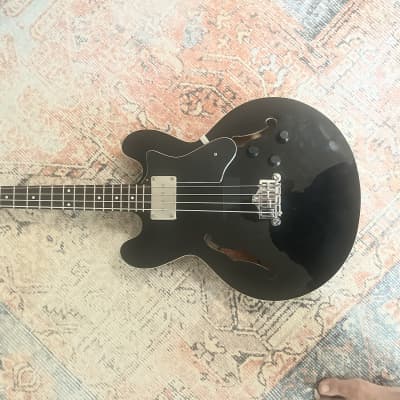 Epiphone Rivoli Bass Reissue 1999 - Black bridge pickup mod! | Reverb