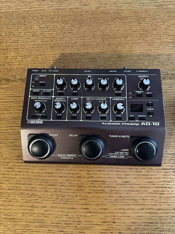 Boss AD-10 Acoustic Preamp 2017 - Present - Brown | Reverb