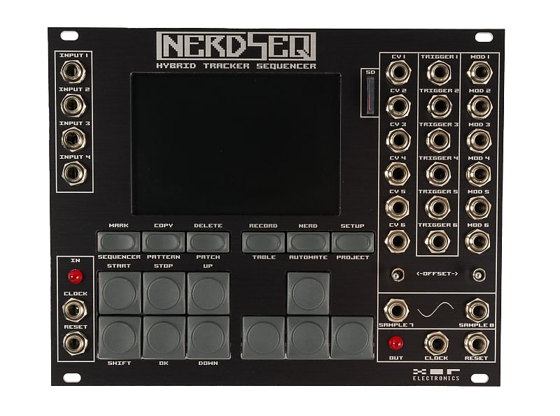 XOR Electronics NerdSEQ Eurorack Tracker + Sequencer (Black) | Reverb