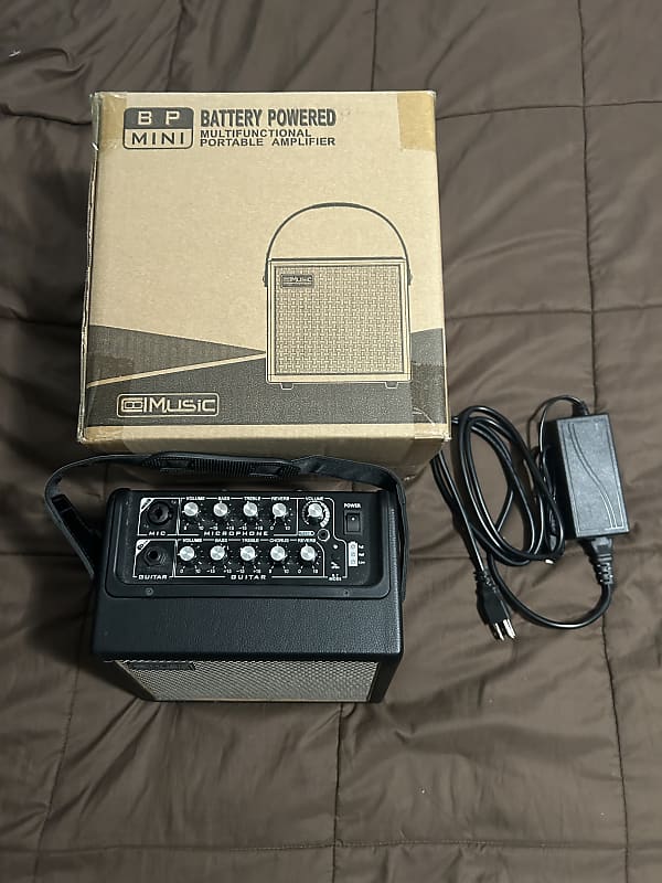 coolmusic BP-Mini 30 watt busking amp 2 channel mic + | Reverb