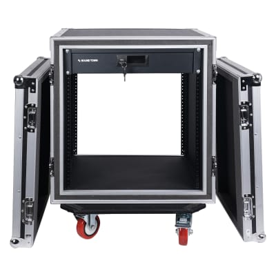 STRC-SP12D2 | Shock Mount 12U ATA Rack Case with 2U Drawer, | Reverb