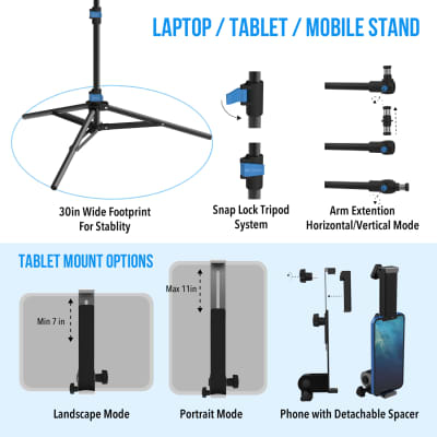 IA Stands ECT4 Tablet/Laptop/Phone Stand | Reverb