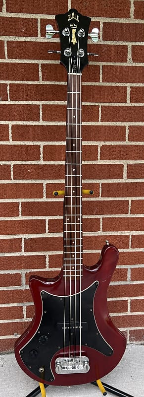 Vintage 1978 Guild B-301 Left Handed Bass Guitar & OHSC | Reverb