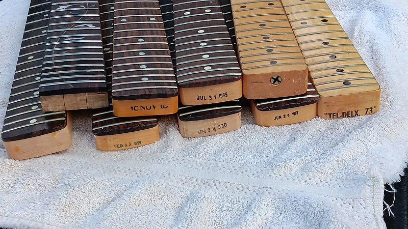 9 necks Fender Stratocaster usa plus Squier Japan telecaster | Reverb