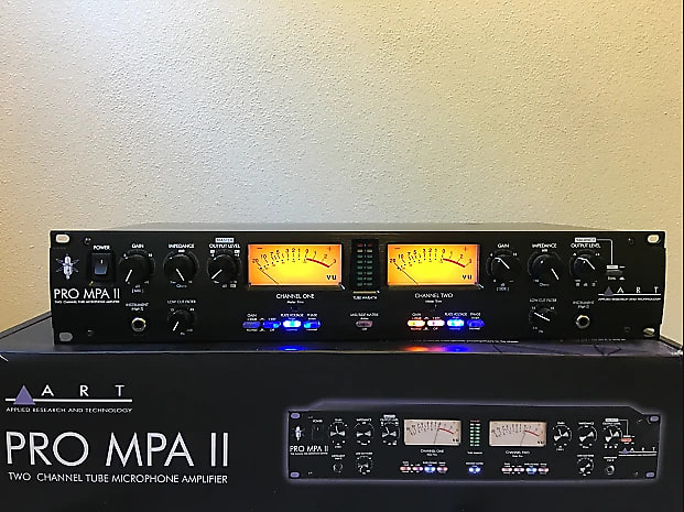 ART Pro MPA II 2-Channel Tube Mic Preamp | Reverb