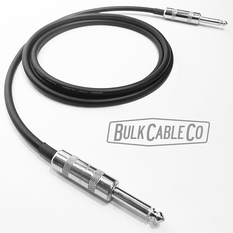 10 FT - Mogami 2524 Guitar Cable - Switchcraft 280 Straight | Reverb