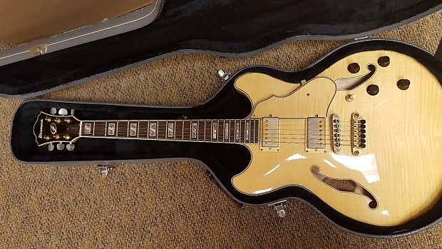 Ibanez AS 103NT Hollowbody Flamed Natural w/ Seymour Duncan | Reverb