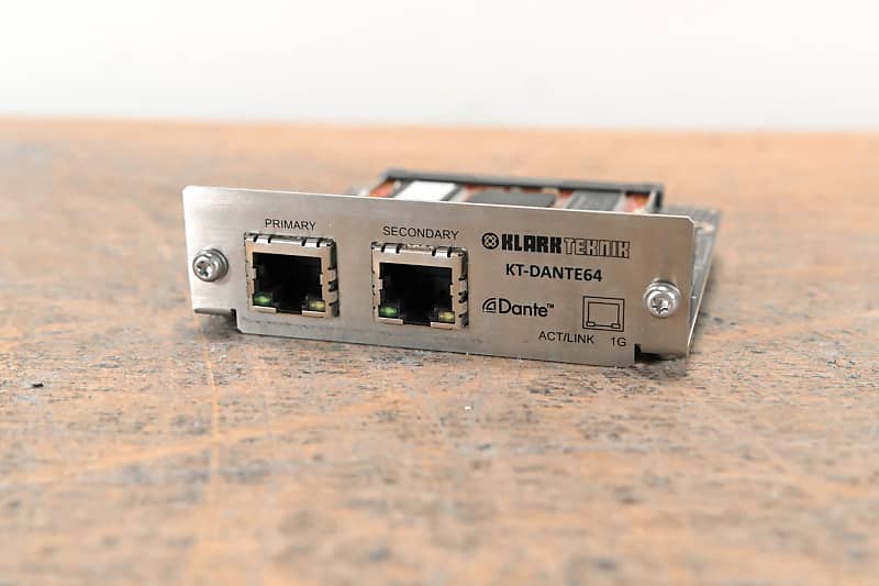 Klark Teknik KT-DANTE64 Audinate Dante Network Module | Reverb UK