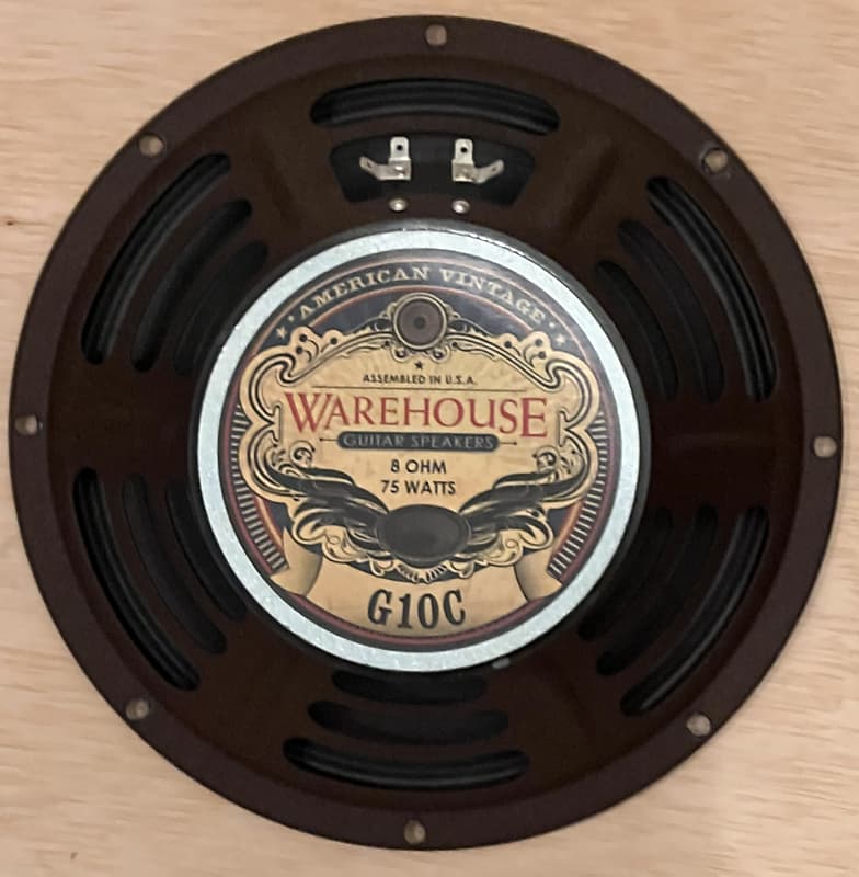 Warehouse Speakers G10C 75W 10" Guitar Speaker, 8 ohm | Reverb