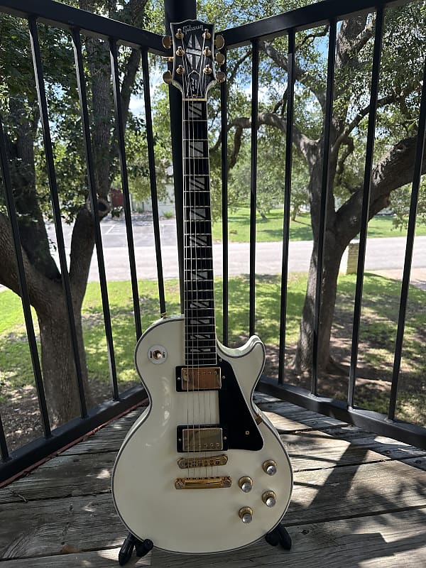 Gibson Les Paul Custom - M2M - Split Block Inlays - Alpine | Reverb