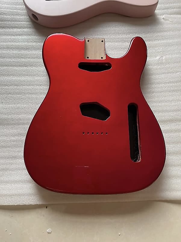 Alder Wood Tele Telecaster Style Guitar Body in Red | Reverb Australia