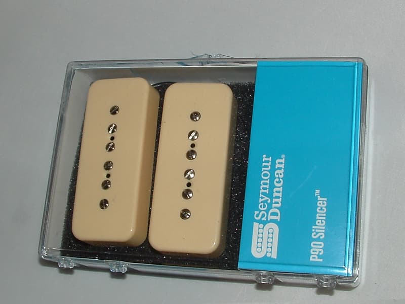 Seymour Duncan Hot P90 Silencer Soapbar Pickup Set (Cream) | Reverb