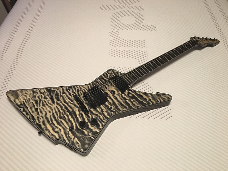 Schecter E1 Snow Leopard | Reverb