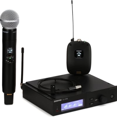 Shure SLXD124/85 Combo Wireless Handheld and Lavalier | Reverb