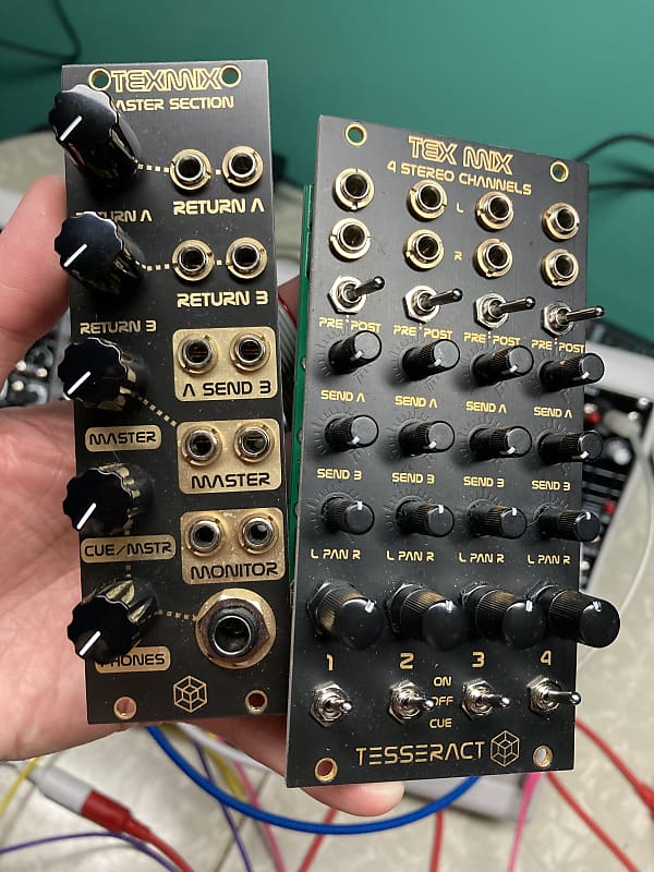 Tesseract Modular TexMix Master Section and 4 Stereo Channels | Reverb