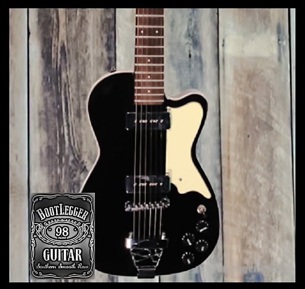 BootLegger Guitar Black "Rye Rocker" | Reverb Canada