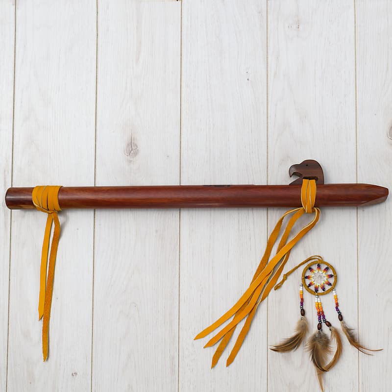 Native American Flute Key in F with case ~ made in Blood | Reverb