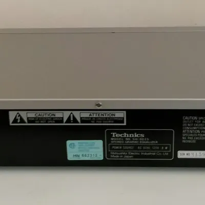 Technics SH-8025 Stereo Graphic Equalizer 1983-84 | Reverb