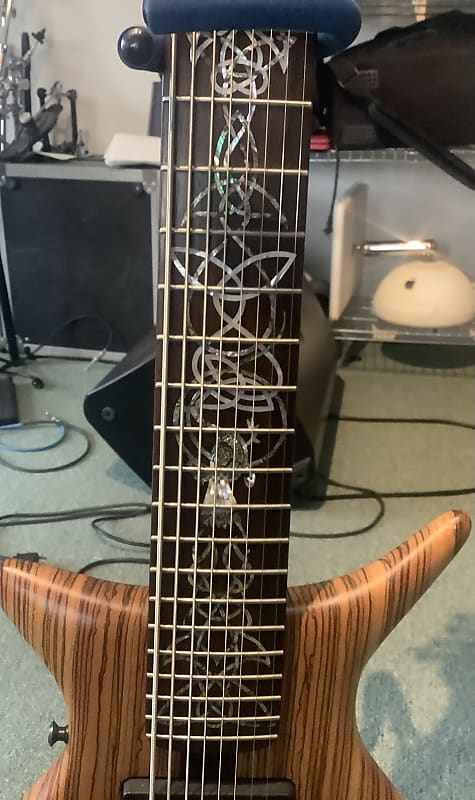 Warr Guitar Artist 8 string 90s - Zebra wood | Reverb