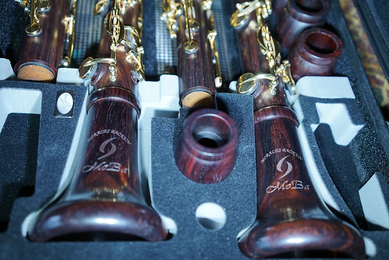 Ricardo Morales' Last Personal Set of Backun MoBa Cocobolo | Reverb