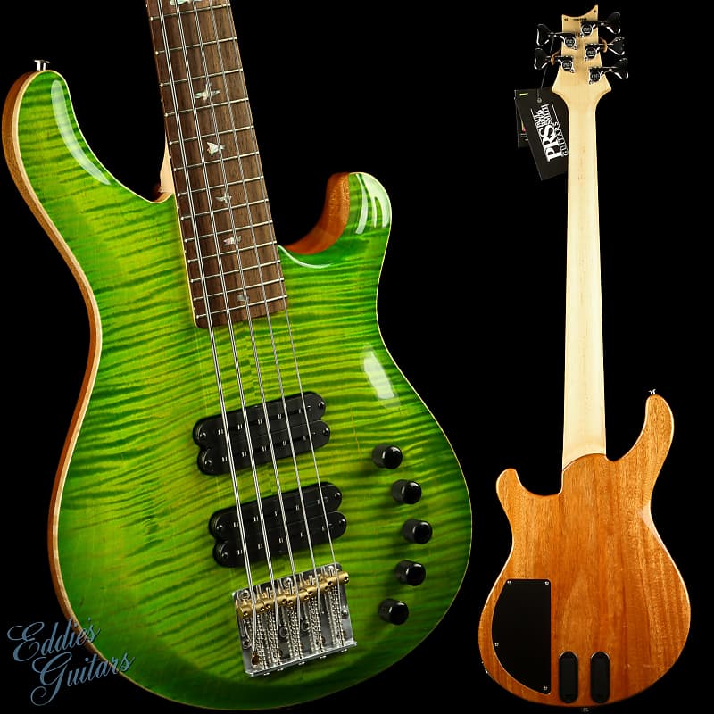 PRS Grainger 5 String Bass - Eriza Verde | Reverb