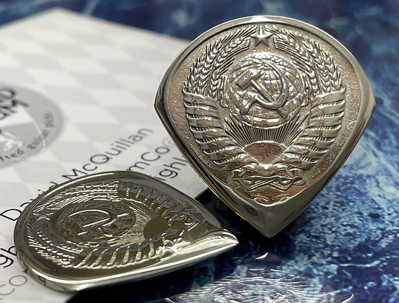 The Highland Plectrum Co. One 20 Kopeck Coin Plectrum. | Reverb