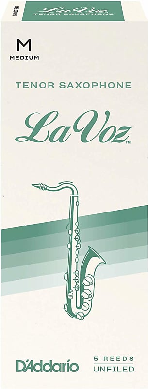 Rico La Voz Tenor Saxophone Reeds, Box of 5 Medium | Reverb