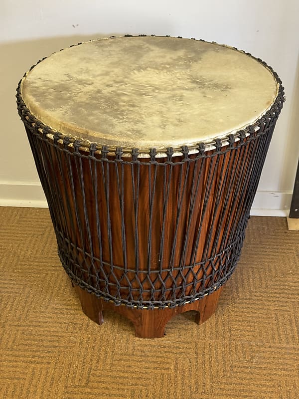 Handmade Pow wow drum early 2000's - Walnut | Reverb