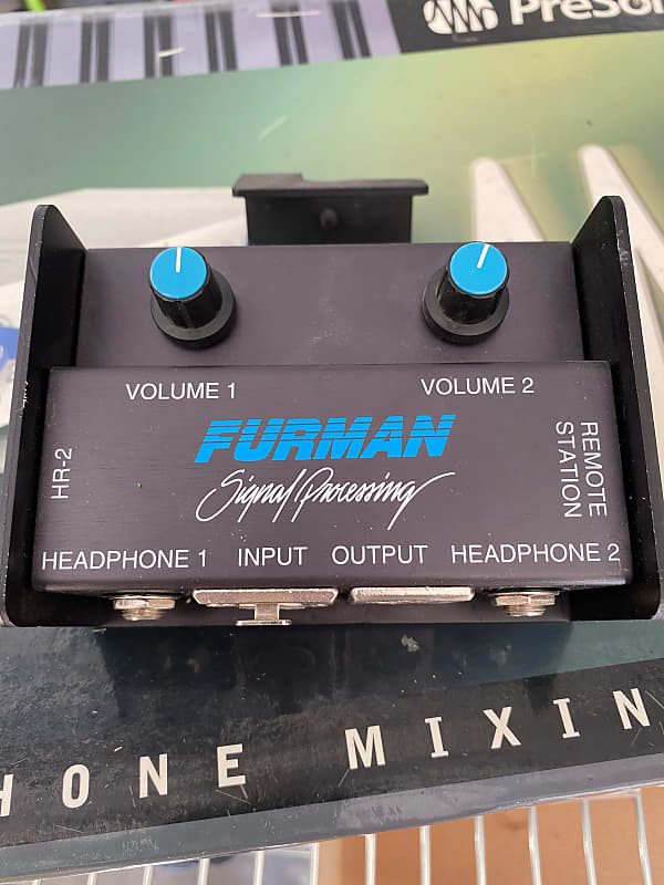 Furman HR-2 2-channel Headphone Remote Box - Black | Reverb
