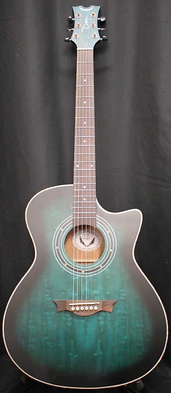 Dean Exotica Quilt Ash 6-String Acoustic Electric Guitar | Reverb