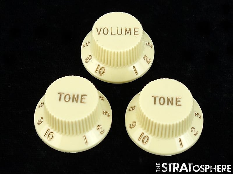 USA Fender Stratocaster Strat GUITAR KNOBS 'American | Reverb