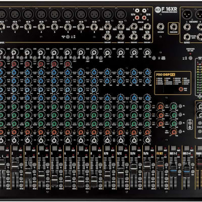 RCF F-16XR 16-Channel Mixing Console With Multi-Fx & | Reverb