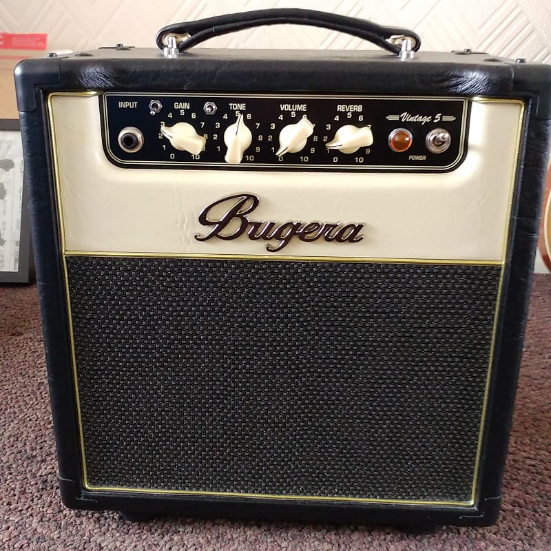 Rat Amp modified Bugera V5 valve amp 2011 Black, with power | Reverb