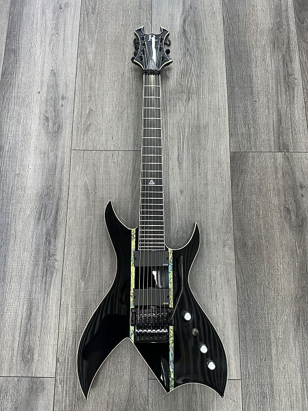 B.C. Rich Steve Smyth Signature 7-String Bich - Black | Reverb