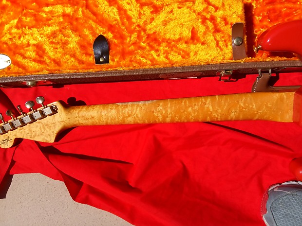 Fender Custom Shop Stratocaster 2000 Fiesta Red Finish | Reverb UK