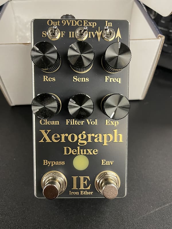 Iron Ether Xerograph Deluxe 2022 Black/Gold | Reverb