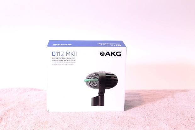 AKG D112 MkII Black and Silver | Reverb