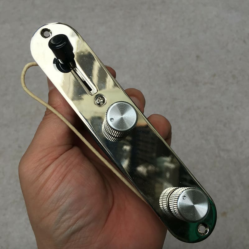 Chrome Vintage Tele Style Guitar Prewired Loaded Control | Reverb