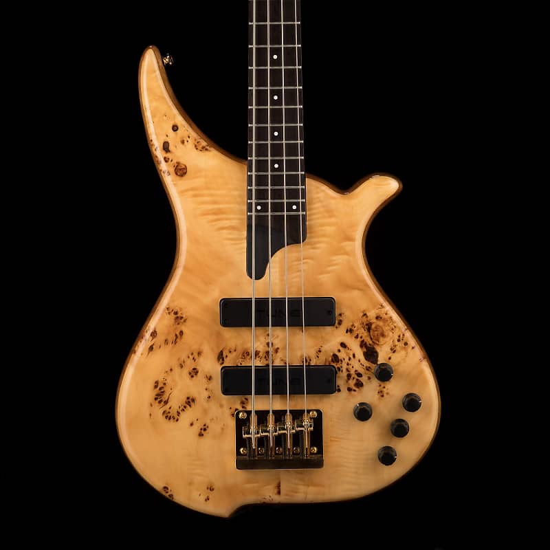 Pre Owned Tune TWB43-BR Electric Bass Burl Top Natural With | Reverb