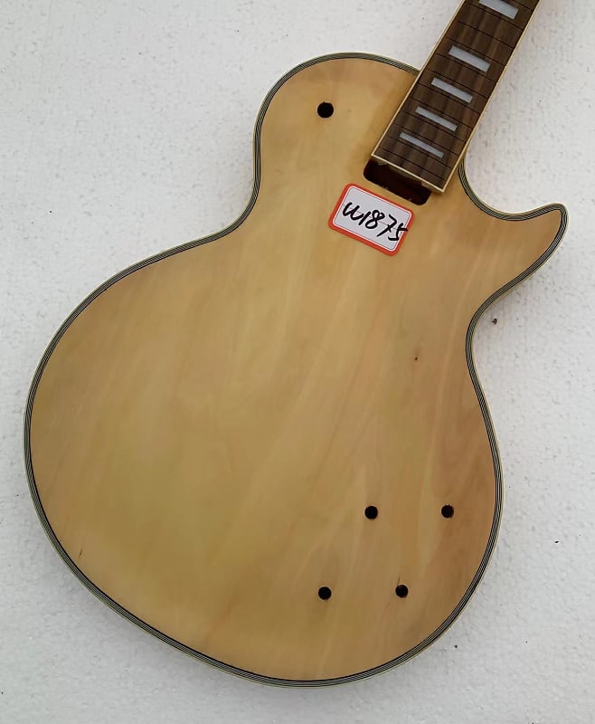 Unfinished Les Paul LP Style Guitar Body and Neck, Rosewood | Reverb
