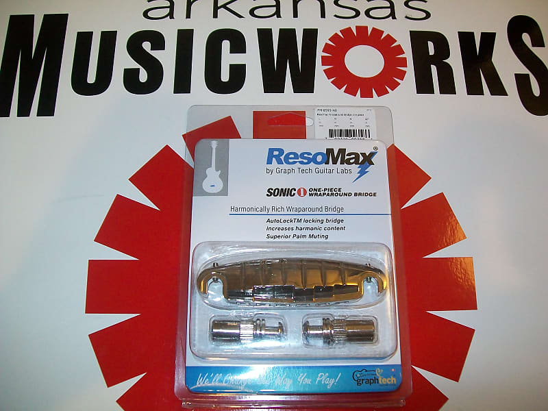 Graph Tech Resomax Sonic 1 Wraparound Bridge, NICKEL, | Reverb